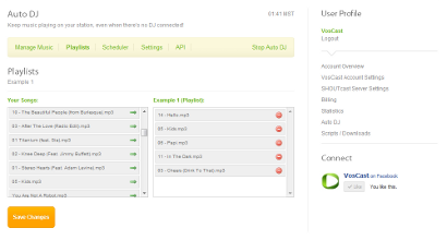 VosCast: Internet Radio Hosting